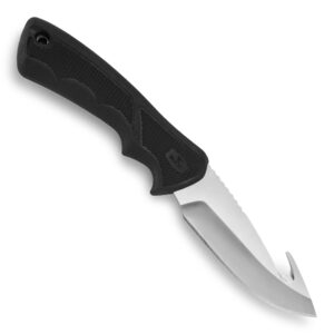 Buck Knives 0685BKG Bucklite Max II Large Guthook Fixed Blade Knife with Sheath, Black