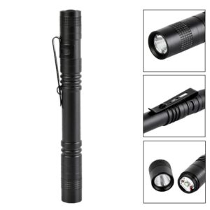 Tileon Pen Flashlight,10PCS Led Pen Light Flashlights with Clip,500 Lumen Mini Flashlight Medical Penlight