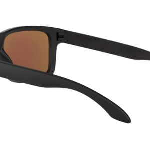 Oakley Men's OO9102 Holbrook Square Sunglasses, Matte Black/Prizm Sapphire Iridium Polarized, 57 mm