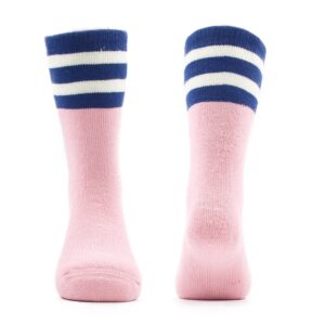 HowJoJo Big Girls Thick Cotton Socks Kids Winter Warm Thermal Crew Seamless Socks 5 Pack 8T/9T/10T