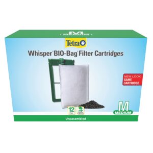 tetra medium whisper bio-bag unassembled filter cartridge, 288 pack