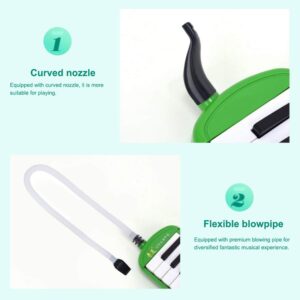 Melodica Tube, 57cm Long Flexible Plastic Pianica Tube Melodica Mouthpiece with a Black Mouthpiece Melodica Replacement Tube Melodica Melodica Hose