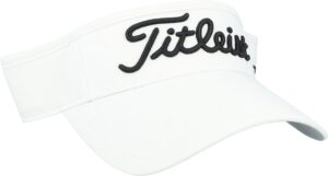 titleist tour performance golf visor white/black one size fits most