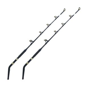 eat my tackle 2 bent butt offshore fishing rods 100-120 lb. class