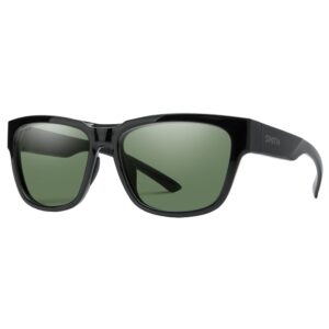 ember chromapop polarized sunglasses, black / chromapop polarized gray green, smith optics ember chromapop polarized sunglasses