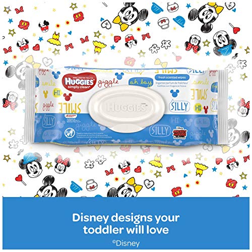 Huggies Simply Clean Baby Wipes, 9 Pack, 576 Sheets Total