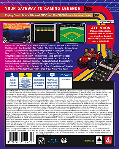 Atari Flashback Classics Volume 3 (PS4)