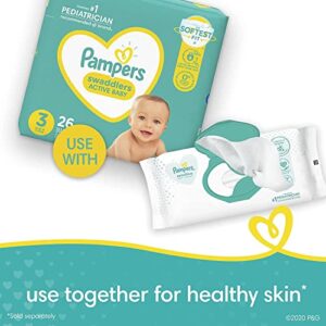 Pampers Wipes Sensitive - 56 ct, Pack of 5