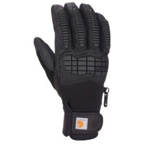 carhartt men's a733-winter ballistic glove 2018, black, l