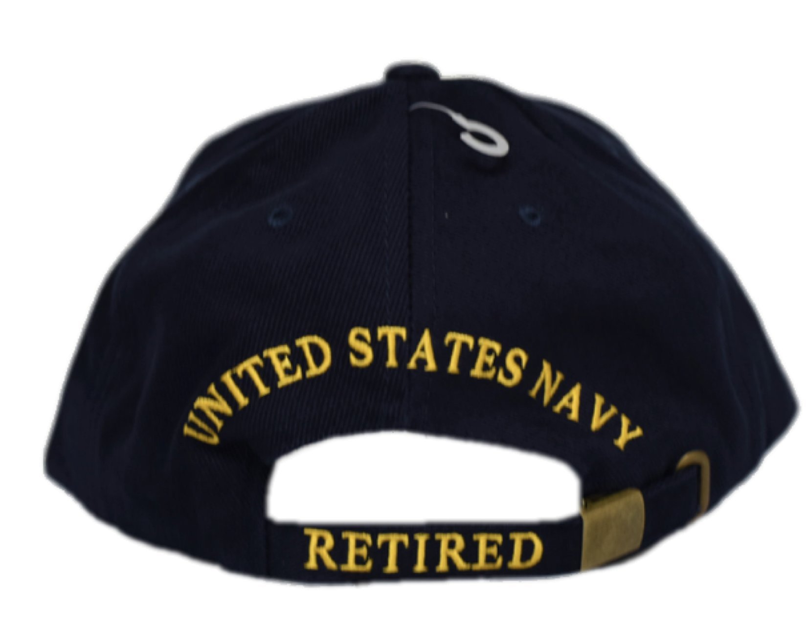 MWS U.S Navy Retired Proudly Served Navy Blue Embroidered Cap Hat