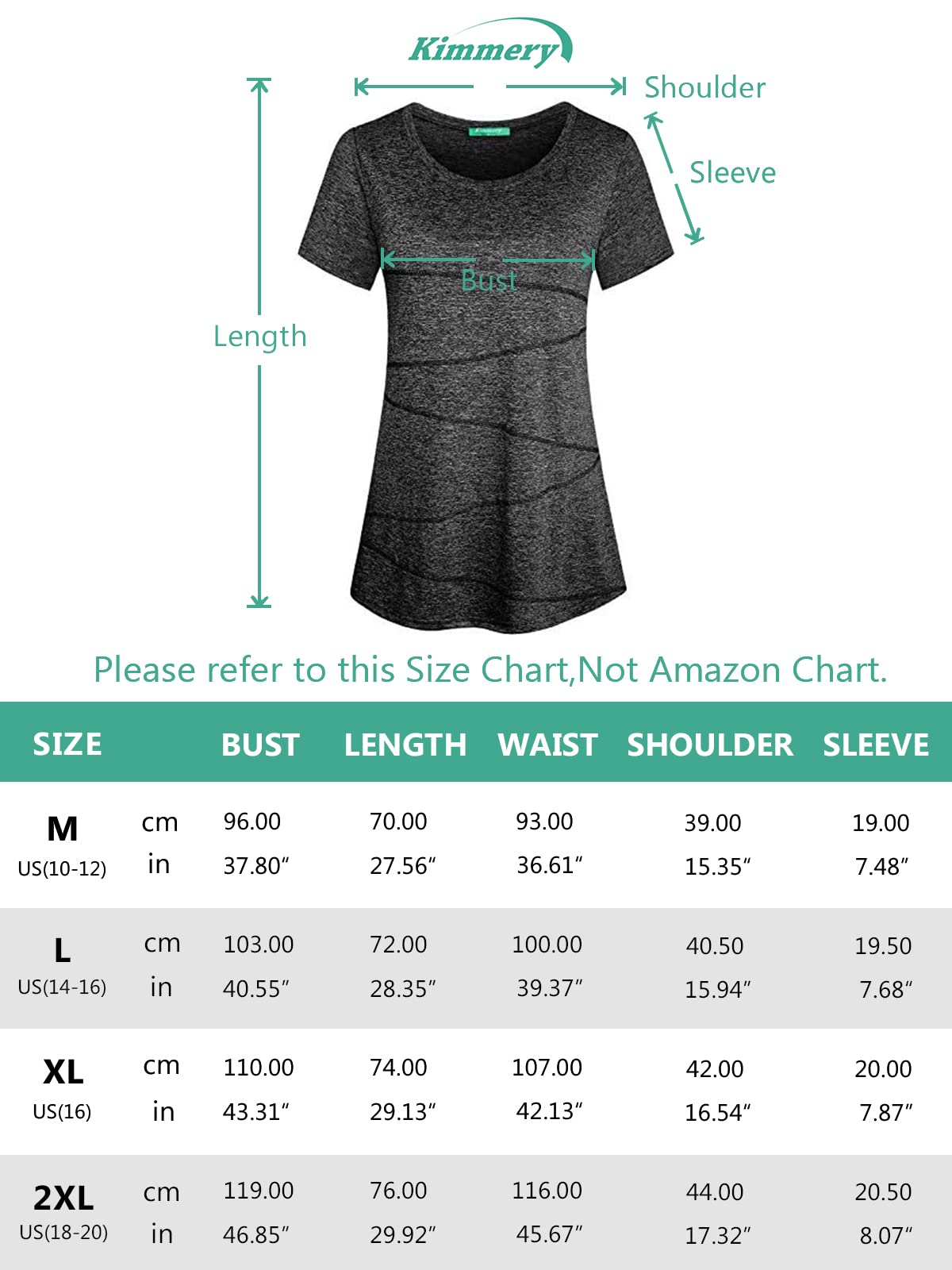 Kimmery Womens Workout Tops for Women Short Sleeve Shirts for Women Summer Tops for Women 2024 Gym Tops Athletic Tops for Women Light Green Top M