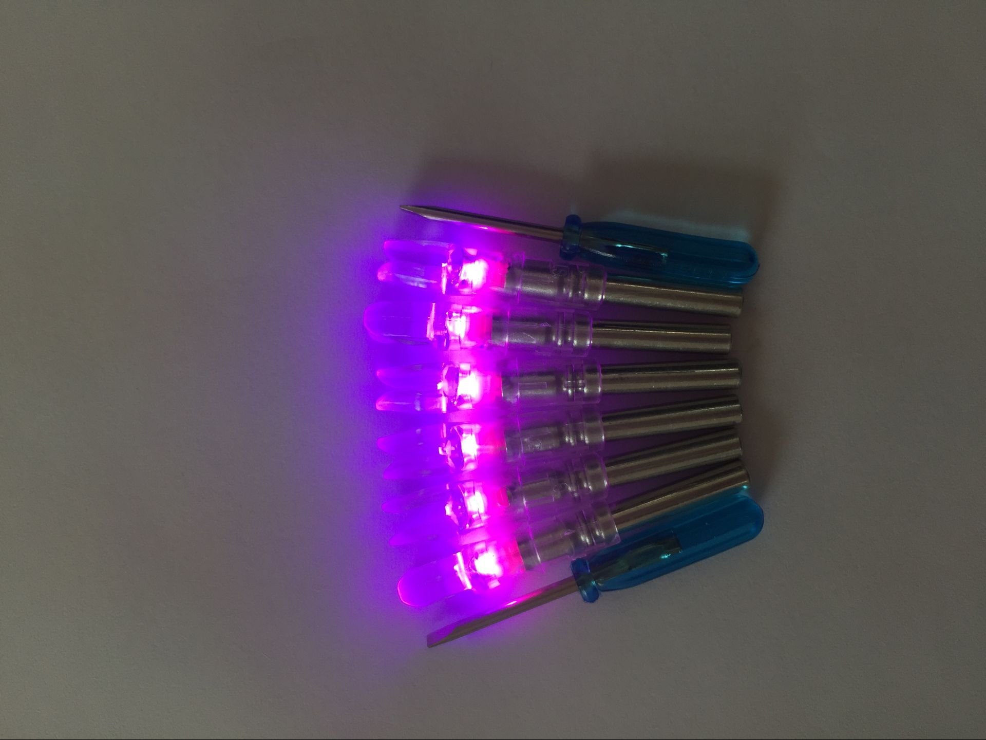 JIEXI HWYP Automatically Lighted Led Nocks for Inner Diameter 6.3 mm Compound Bow Arrows GT Size Pack of 6 (Purple)