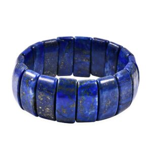 shop lc crystal gemstone bracelet - lapis lazuli jewelry for anxiety & stress - chakra healing stone bracelets for women & men jewelry birthday gifts for women