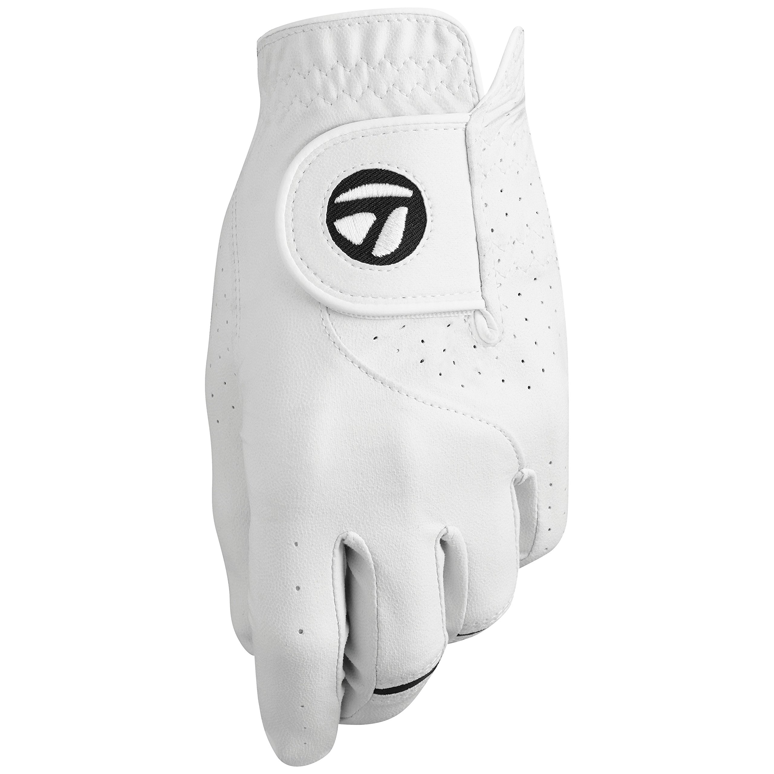 TaylorMade Stratus Tech Glove 2-Pack (White, Left Hand, Medium/Large), White(Medium/Large, Worn on Left Hand)