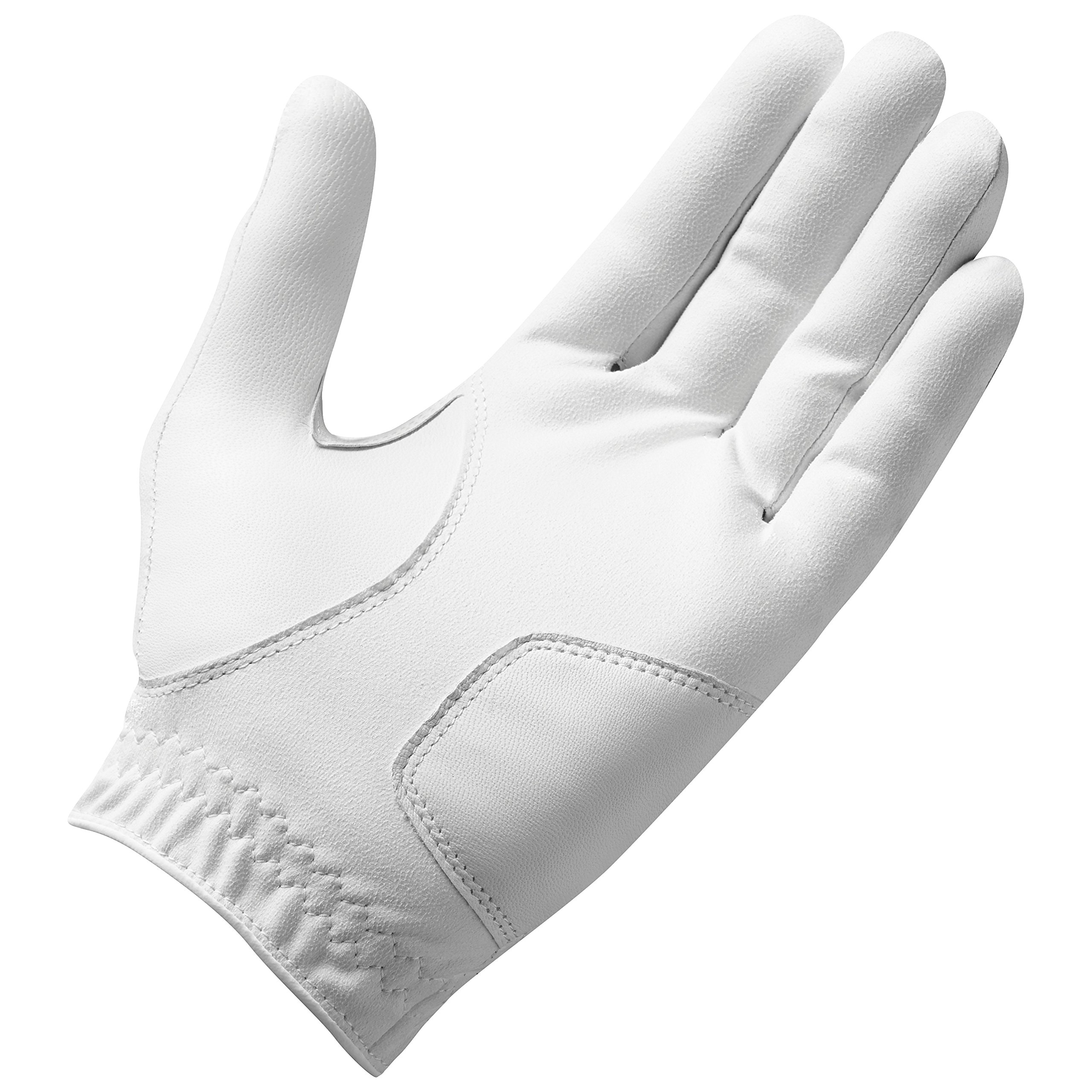 TaylorMade Stratus Tech Glove (White, Left Hand, Medium), White(Medium, Worn on Left Hand)