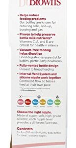 Dr. Brown's - Natural Flow Standard Baby Bottle 3-Pack Pink - 8 oz.