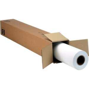 hp c1860a designjet bright white inkjet paper, 4.7 mil, 24" x 150' roll, 3-pack (bnd00678)