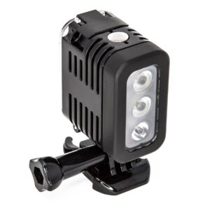 ultimaxx 40m (131 ft) waterproof led underwater dive light for gopro hero 3,4,5,6,7,8,9,10 &11 & any similar sized action camera