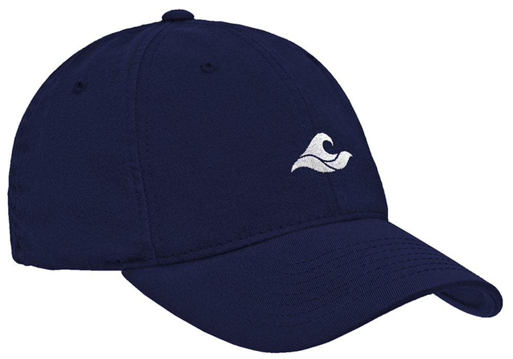 Koloa Surf Company Wave Unstructured Dad Hat-Navy/White