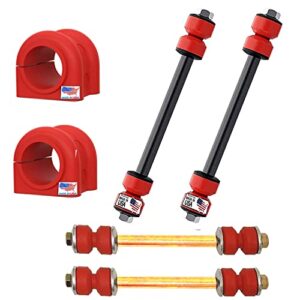 6pc front and rear sway bar links + front bushings for 2002-2005 ford explorer mountaineer 27mm bar