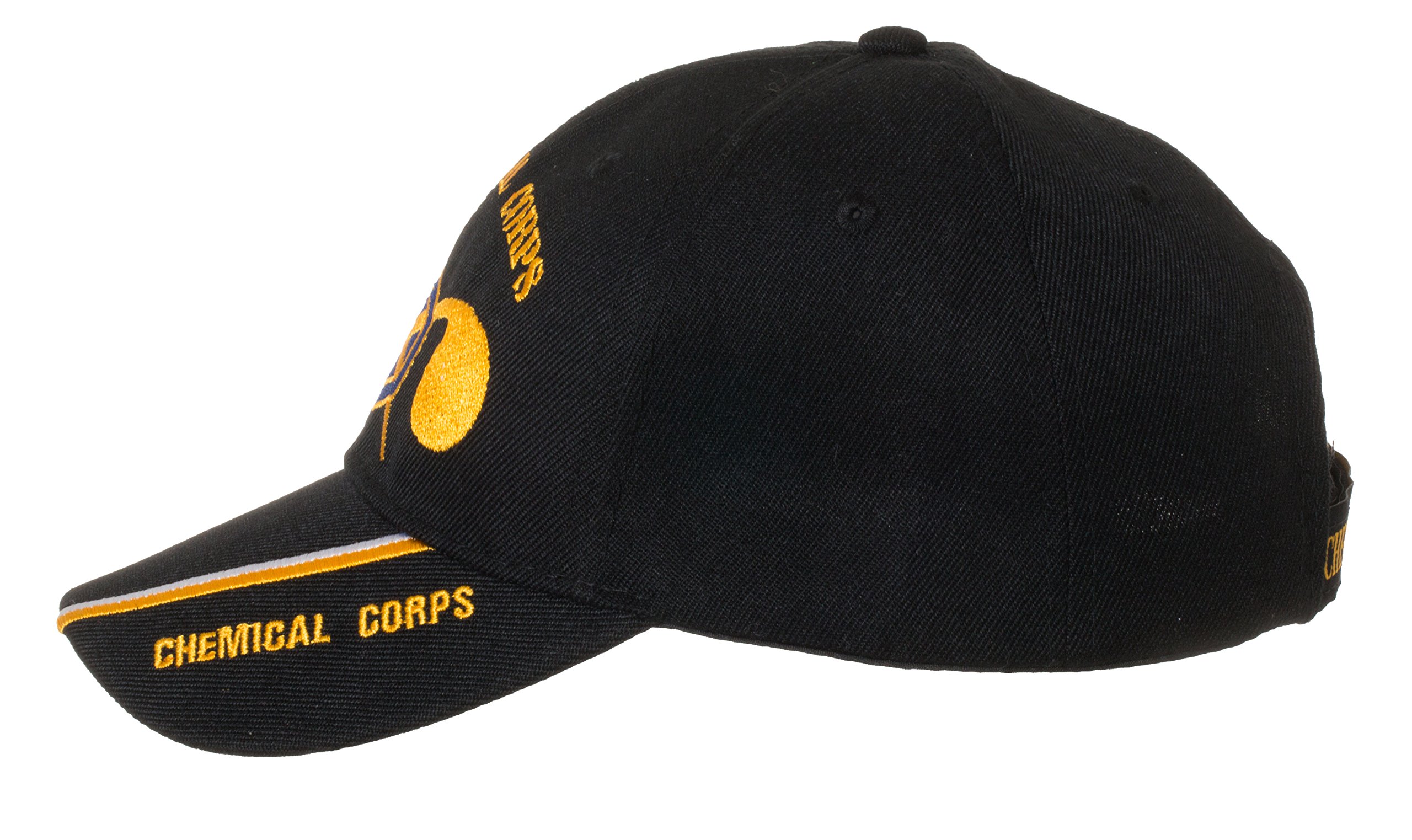 Artisan Owl Officially Licensed US Army Chemical Corps Embroidered Black Baseball Cap