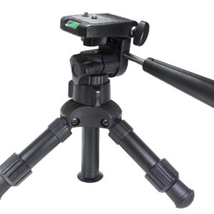 Vidpro TT-12 Heavy Duty Table Top Tripod with 3-Way Pan Head