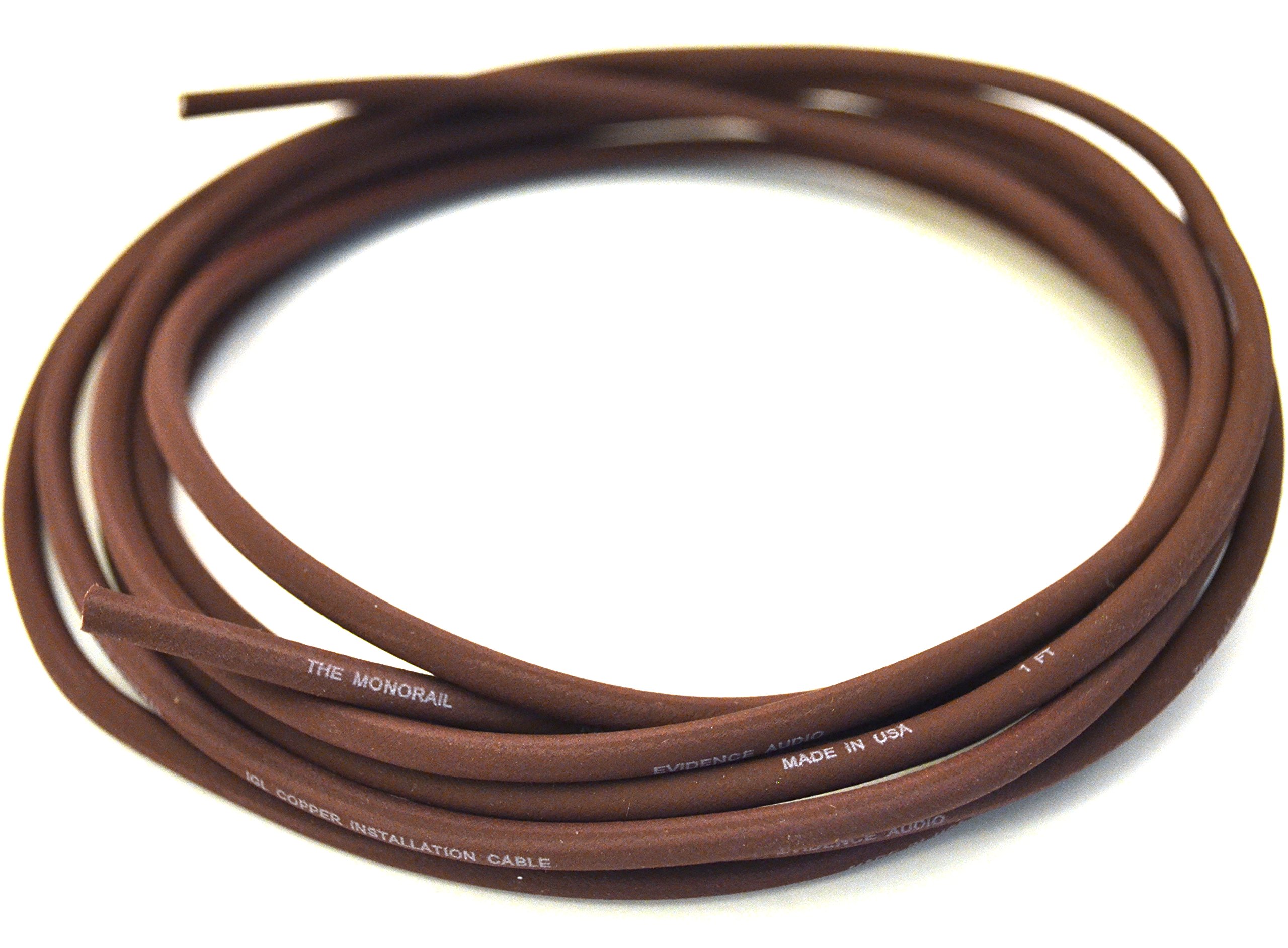 Evidence Audio Monorail - 10 feet Bulk Cable - Burgundy (by E.A.R.S. PRO Audio)