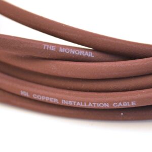 Evidence Audio Monorail - 10 feet Bulk Cable - Burgundy (by E.A.R.S. PRO Audio)