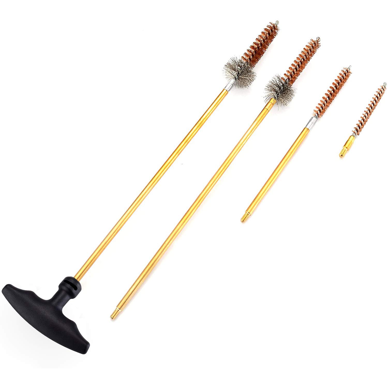 BOOSTEADY 7.62MM Cleaning Kit Pro .223/5.56 Rifle Gun Cleaning Kit with Bore Chamber Brushes Metal Pick Kit Brass Cleaning Rod in Zippered Organizer Compact Combo Case