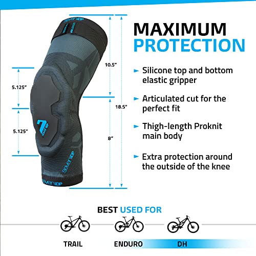 7iDP Project Knee Pads, Grey, Large