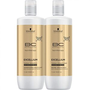 schwarzkopf bc bonacure excellium taming duo 33.8 oz