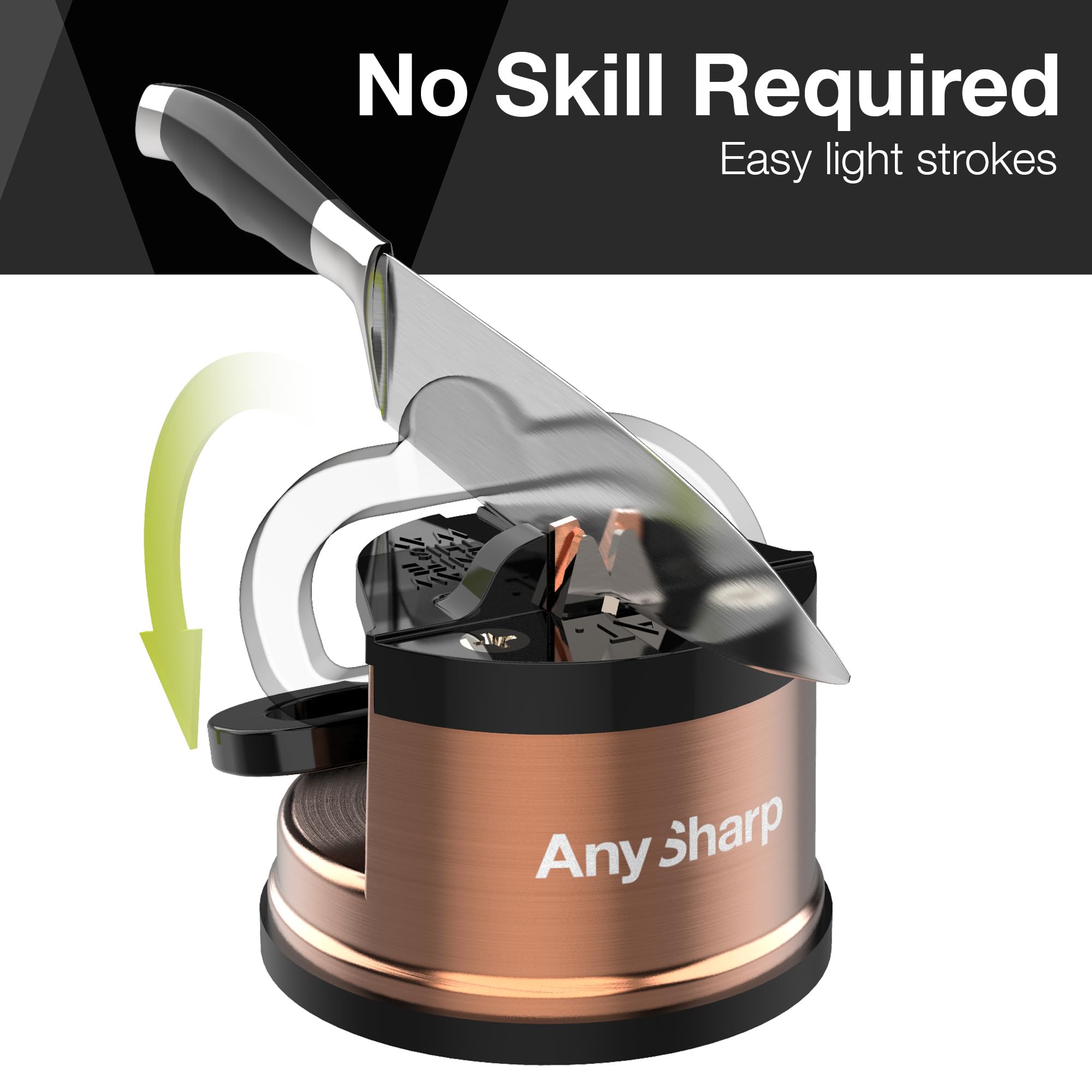 AnySharp Gift Box Pro Knife Sharpener, One Size, Copper