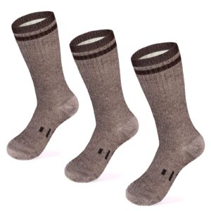 merino wool hiking socks for men n women - 3 pairs