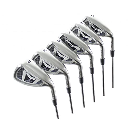 AGXGOLF Ladies Right Hand ALL GRAPHITE - XS WIDE SOLE Series Complete Golf Set: 460 Driver, 5 Wood, 4 Hybrid + 5-9 Irons +Pitching Wedge+Sand Wedge: Ladies Flex; Regular Length: USA!