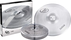 sabian quiet tone practice cymbals set qtpc501