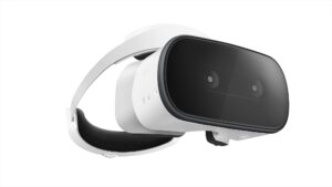 lenovo mirage solo with daydream, standalone vr headset with worldsense body tracking, ultra-crisp qhd display, smartly designed mobile headset