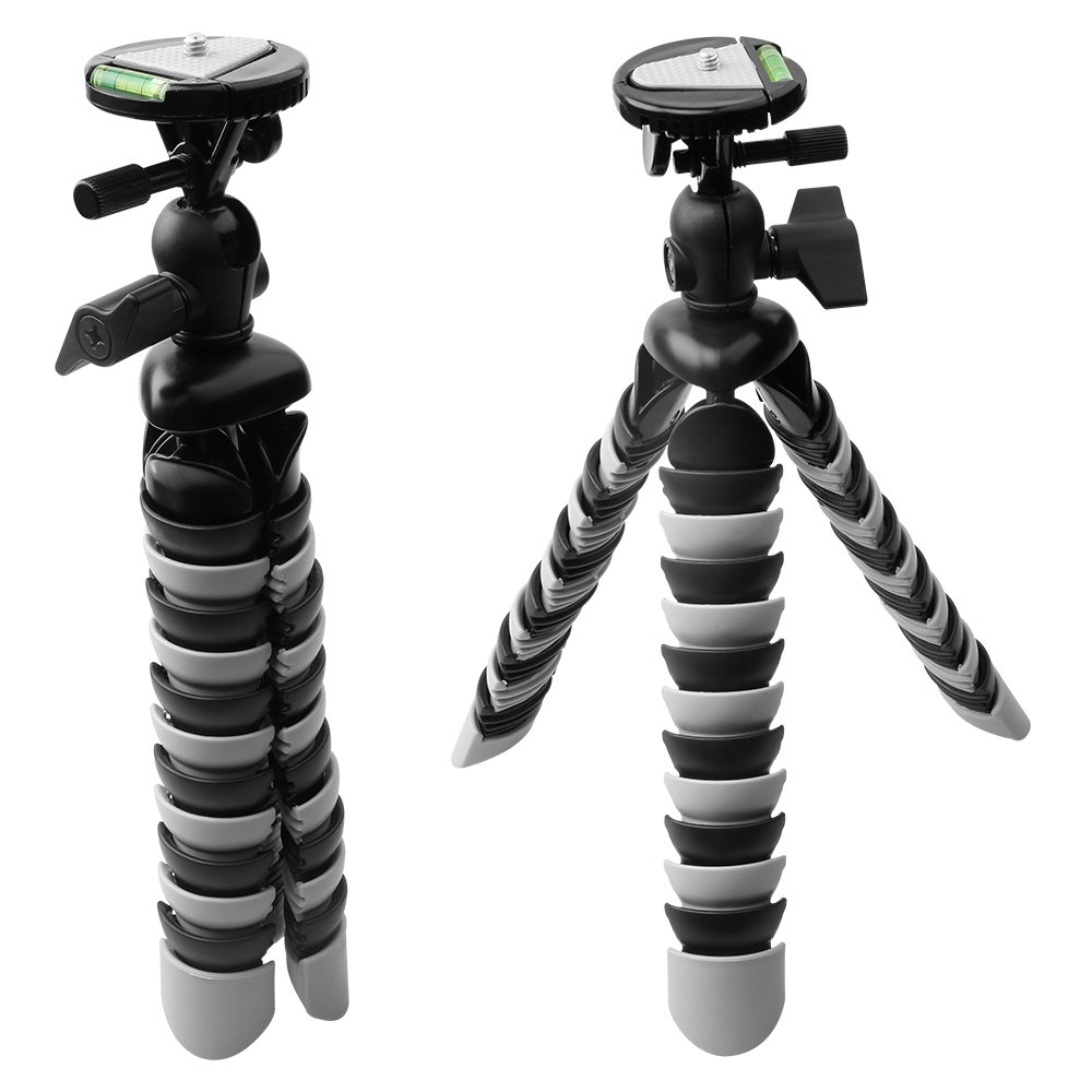 Haoyou Tripod Phone Tripod Mount Flexible Tripod for Cell Phone Gopro Camera and Other Action Cameras Rotate 360 Degrees