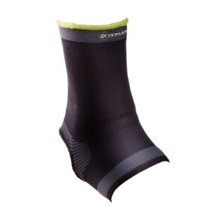 donjoy performance knit ankle sleeve - lightweight and low-profile compression ankle sleeve ideal for mild ankle sprains, strains, inflammation, arthritis, and soreness - large