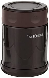 zojirushi stainless steel food jar, 11.8-ounce, dark brown