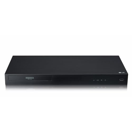 LG 4K Ultra Multi Region Blu Ray Player - Multi zone A B C Blu-ray Pal Ntsc - Dual Voltage -Bundle with Dynastar HDMI Cable