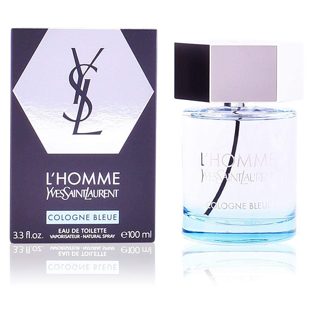 Yves Saint Laurent L'homme Cologne Bleue for Men By Eau De Toilette 2.0 Ounce / 60 Ml, 2 Fl Ounce, Multicolor