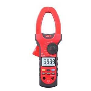 uni-t 1000a auto range true rms digital clamp meter ut208a 4000 display count 3/s sampling rate k-type resistence, capacitance, frequency, temperature, ac/dc current and voltage