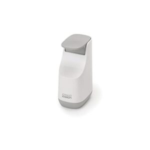 joseph joseph 70512 slim compact soap dispenser with non-drip nozzle, gray