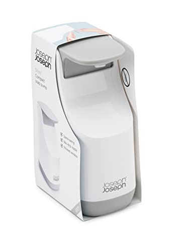 Joseph Joseph 70512 Slim Compact Soap Dispenser with Non-Drip Nozzle, Gray