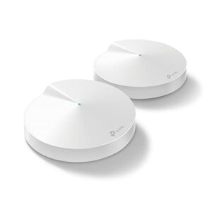 tp-link deco mesh wifi system(deco m5) –up to 3,800 sq. ft. whole home coverage and 60+ devices, wifi router/extender replacement, parental controls, 2-pack