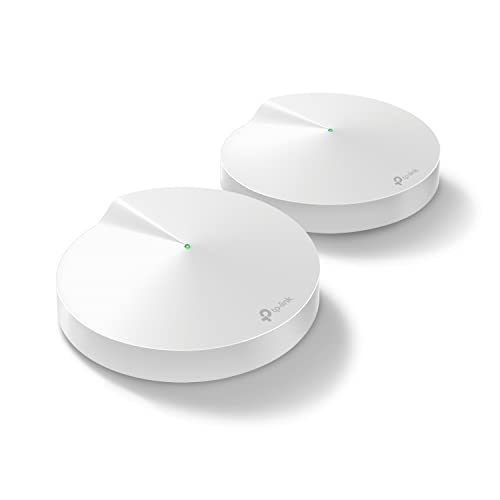 TP-Link Deco Mesh WiFi System(Deco M5) –Up to 3,800 sq. ft. Whole Home Coverage and 60+ Devices, WiFi Router/Extender Replacement, Parental Controls, 2-pack