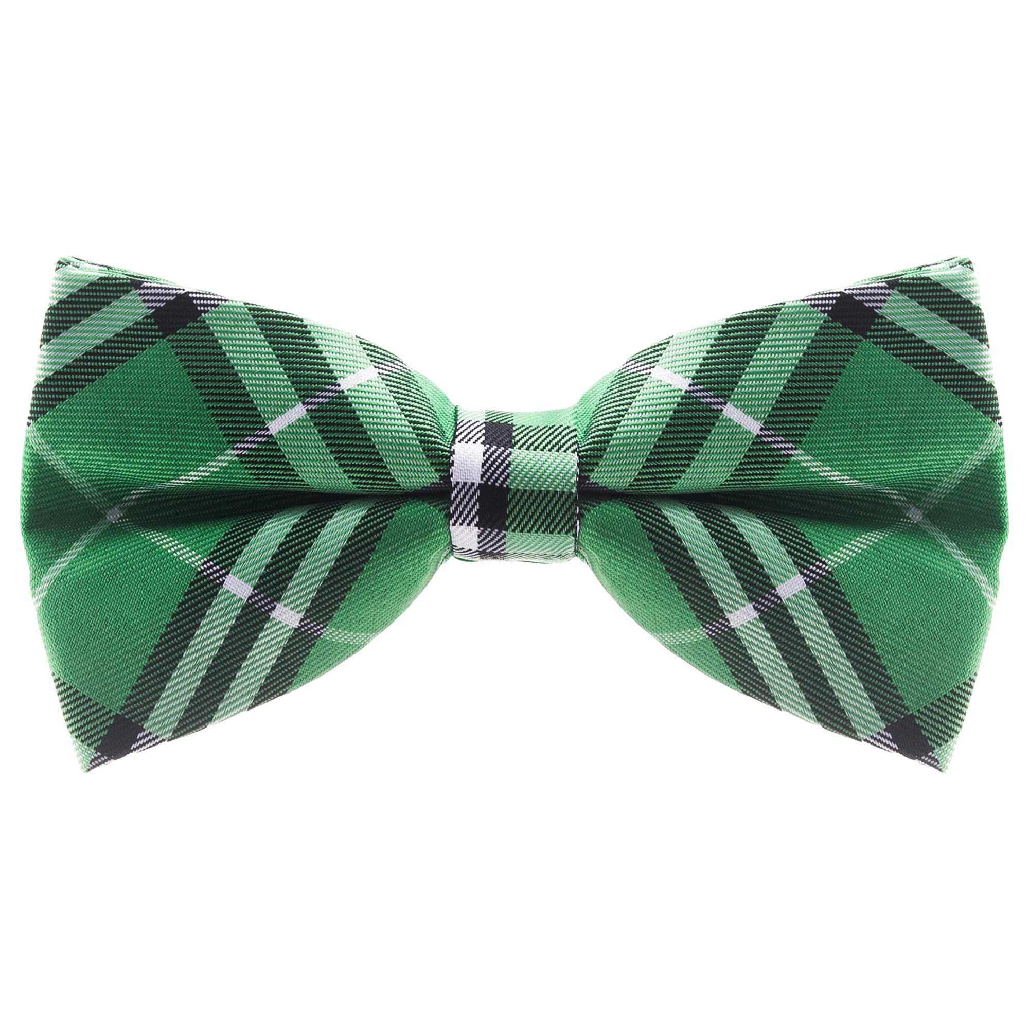 Man of Men Green Bow Ties for Men, Green Bow Tie, Green Bowtie - Green Plaid