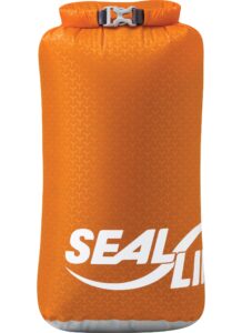 sealline blocker dry sack waterproof stuff sack, orange, 5-liter