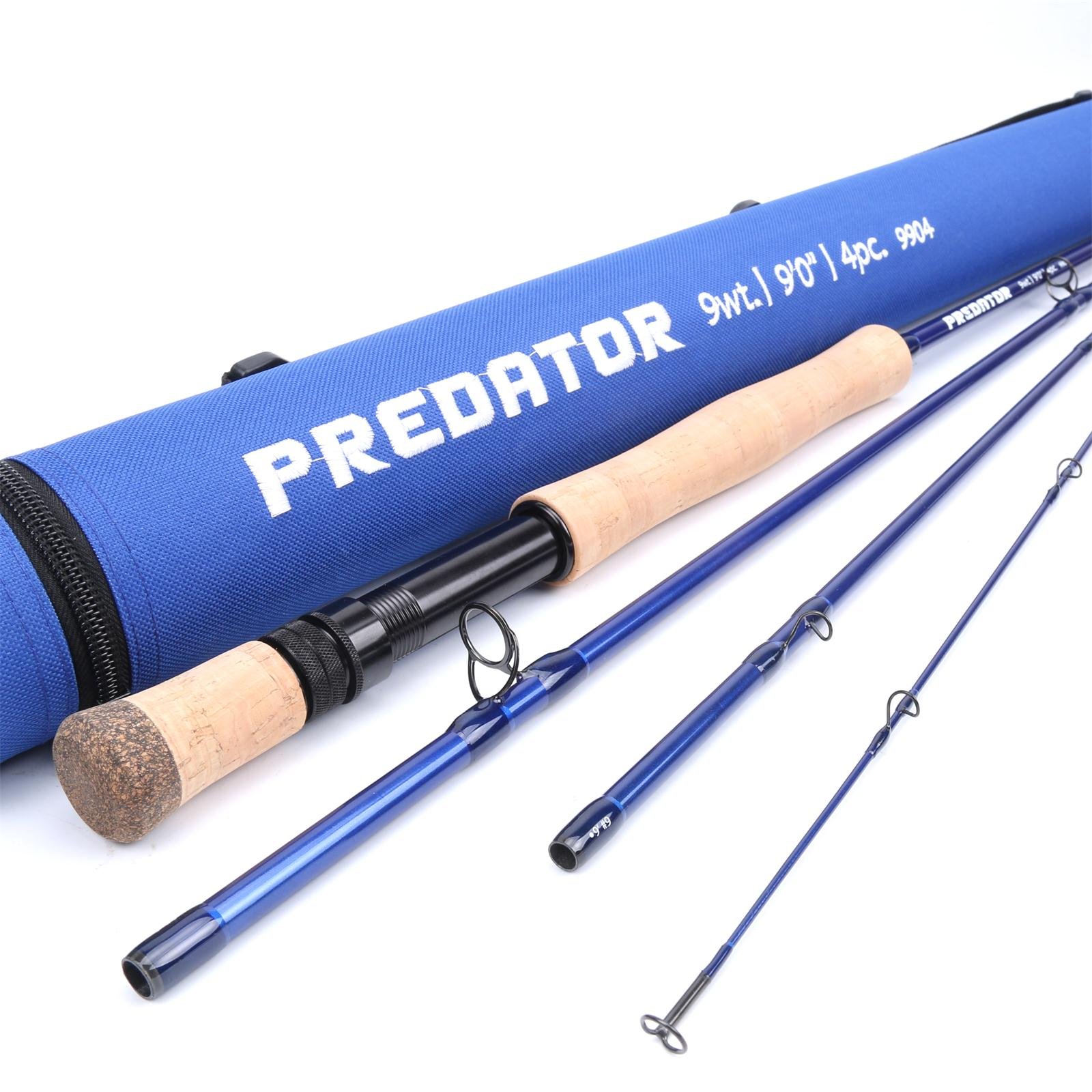 Maxcatch Predator Saltwater Fly Fishing Rod: 9ft, 4-Piece, 9/10 Weight (9' 12wt)