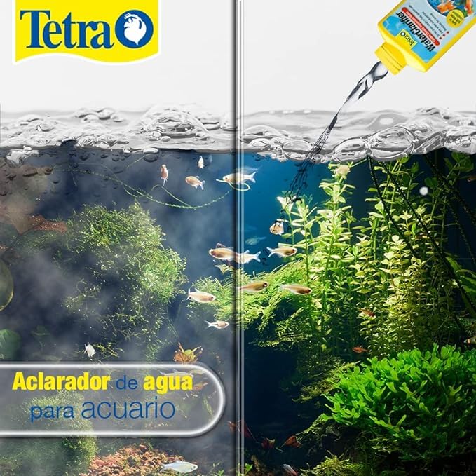 Tetra Water Clarifier, Aquarium Treatment Solution, 8.45 oz (24-Pack), Clears Cloudy Aquarium Water, Safe to Use with Fish and Plants, for Fresh Water